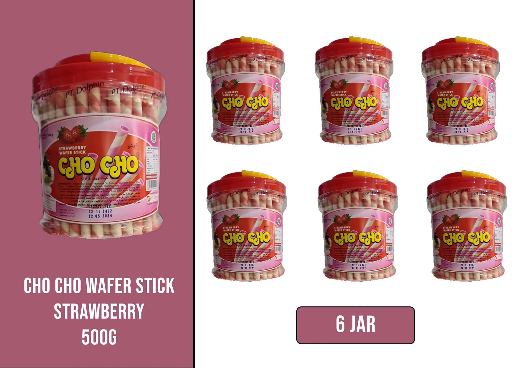 CHO CHO Wafer Stick Strawberry – alphaoriental